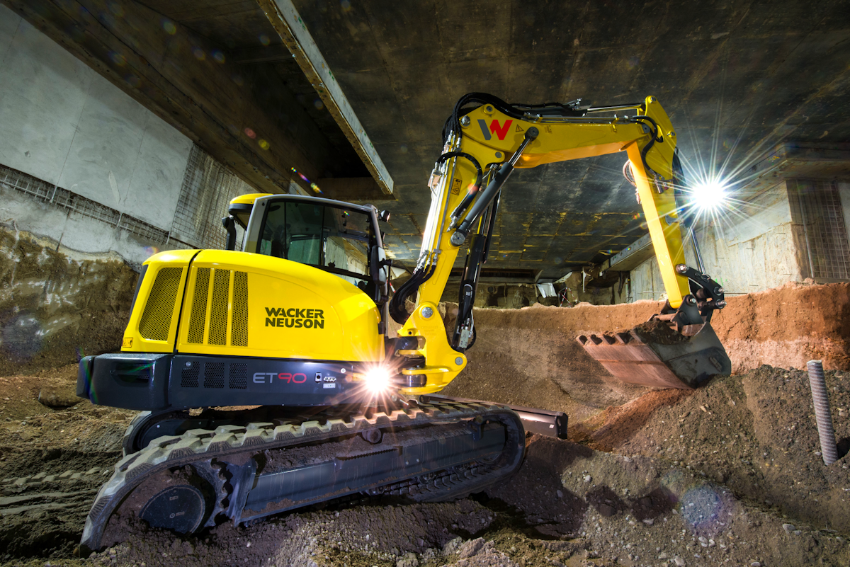 Wacker Neuson ET65 and ET90 Compact Track Excavators From: Wacker ...