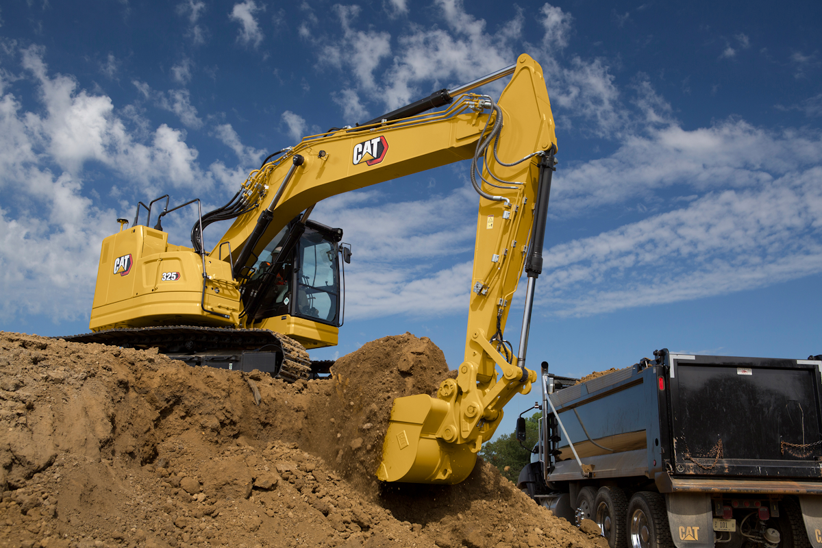 Next Generation Cat 325 Medium Excavator Offers a Compact Radius Design ...