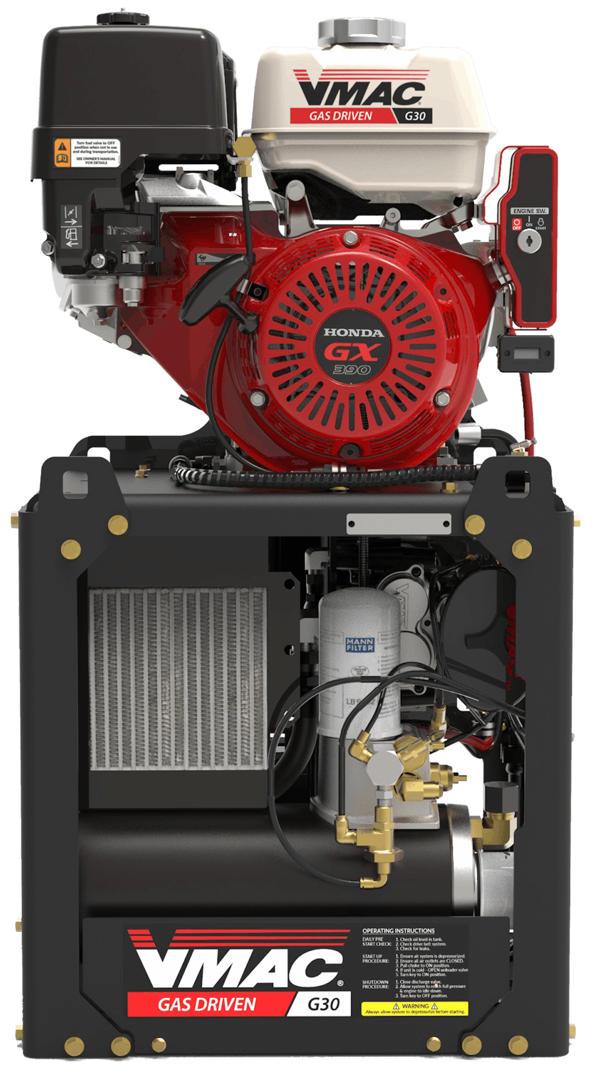 Stacked G30 Air Compressor From: VMAC | For Construction Pros