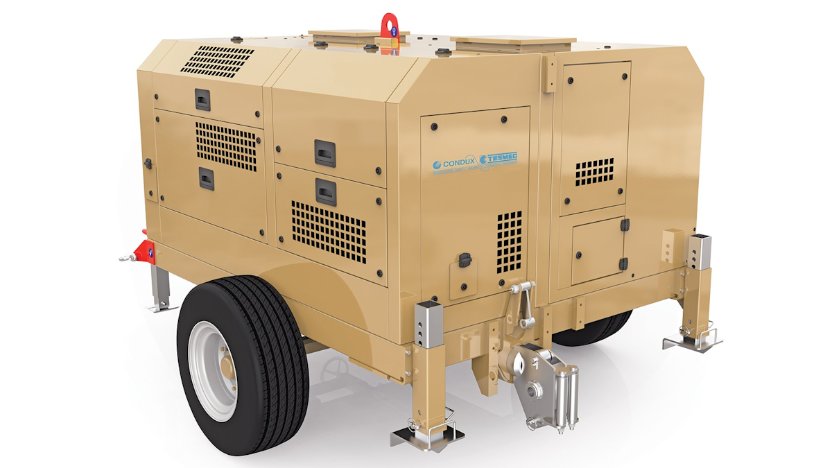 Condux Tesmec PE1250 All-electric Puller From: Condux Tesmec, Inc ...