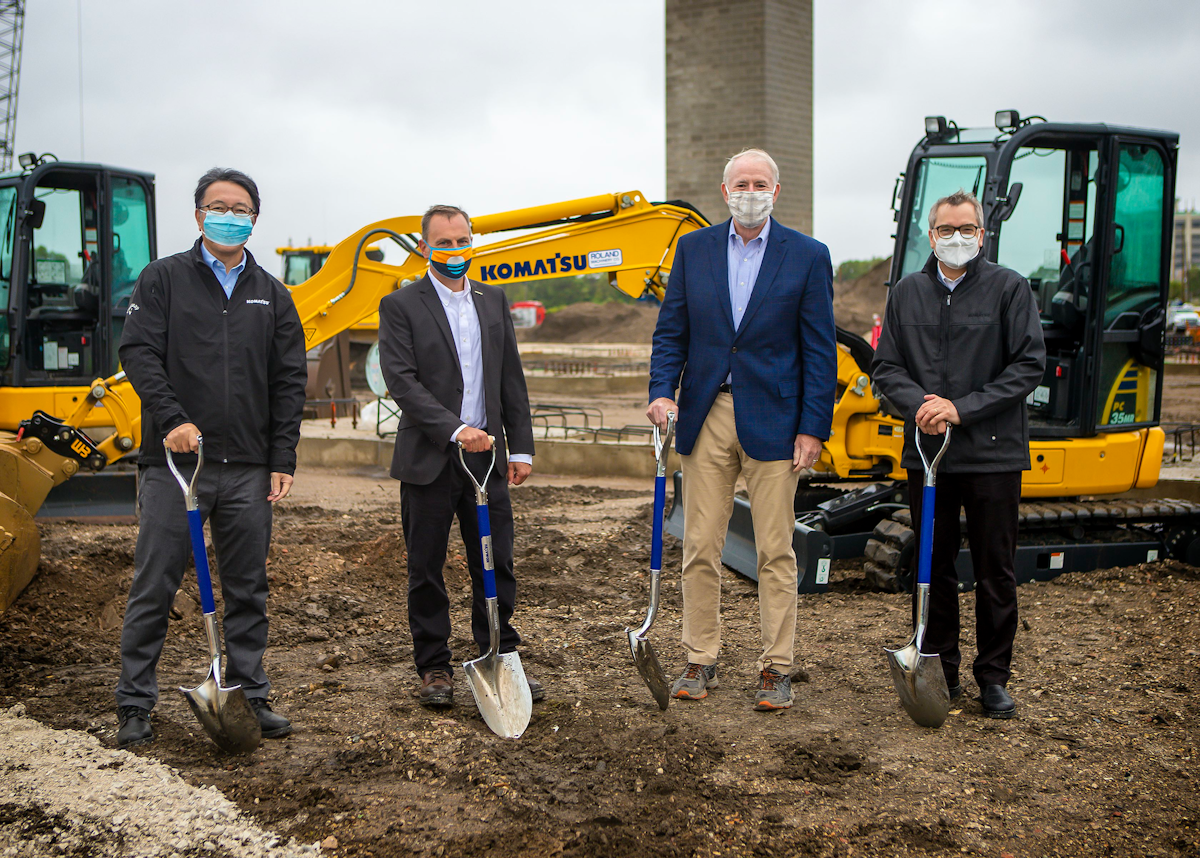 Komatsu Mining Breaks Ground on New Milwaukee Headquarters ...