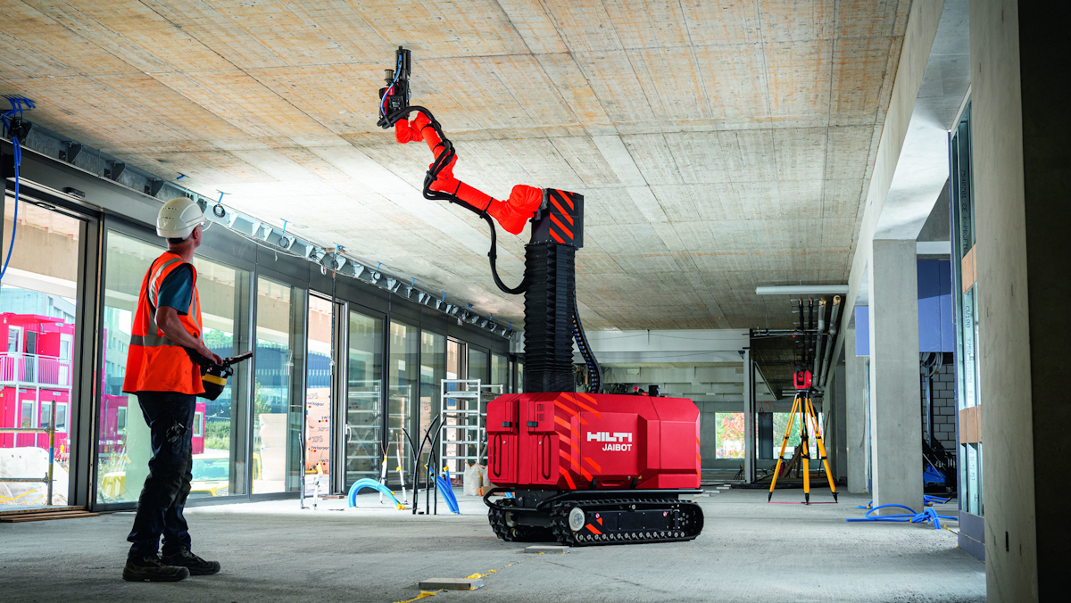 Hilti Jaibot BIM-enabled Construction Jobsite Robot From: Hilti Inc. | For Construction Pros