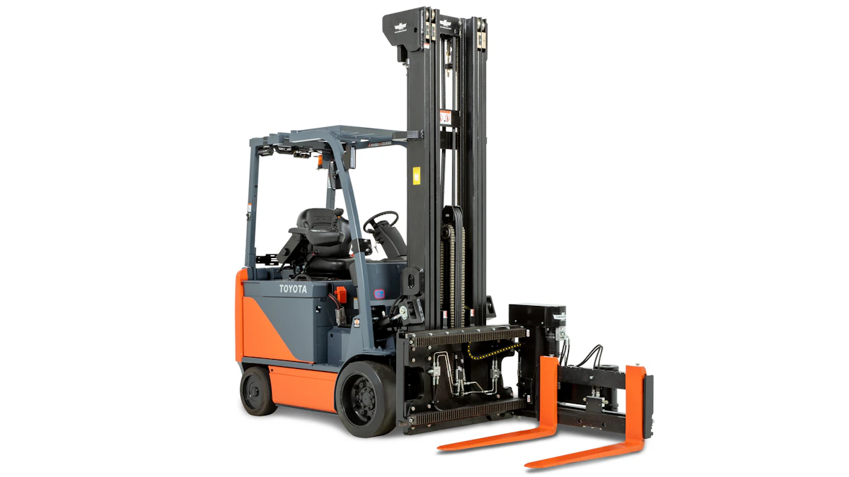 Toyota Material Handling Designs New Core Electric Turret Forklift From ...