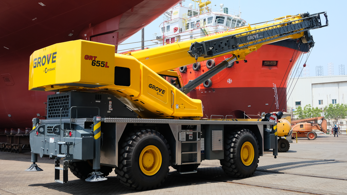 Albwardy Damen Purchases GRT655L for Grove Rough-Terrain Crane Fleet ...