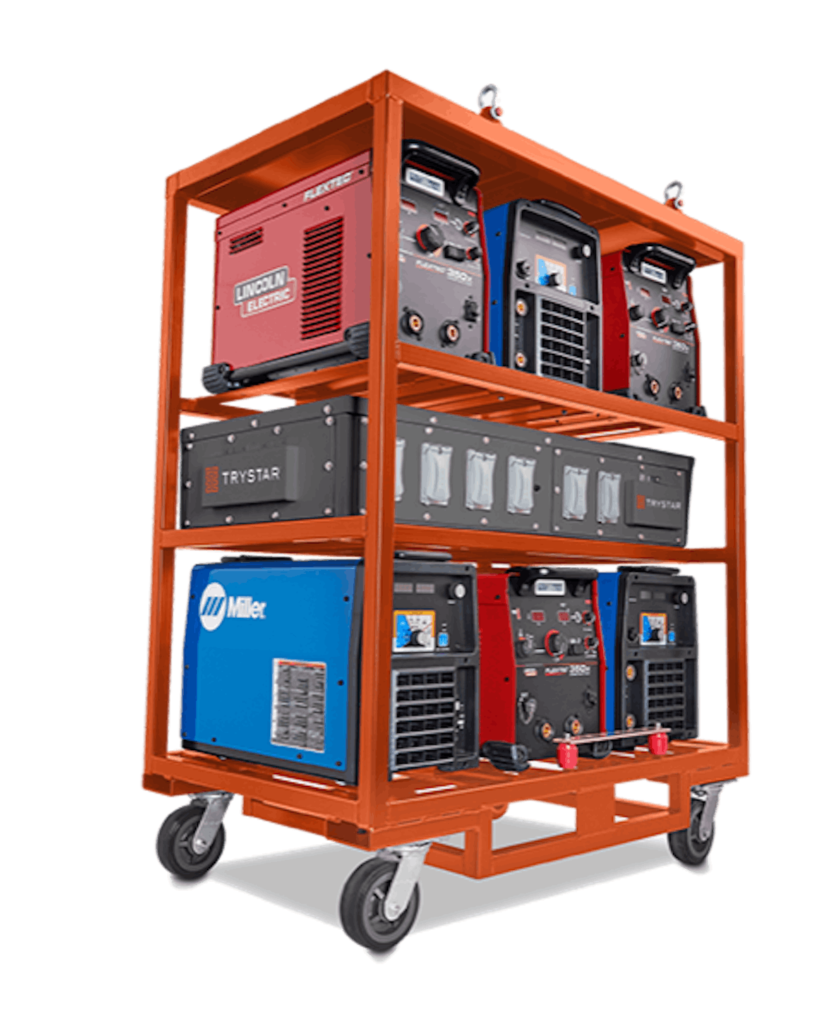 Trystar 9 kVA 6-Pack Weld Rack From: Trystar | For Construction Pros