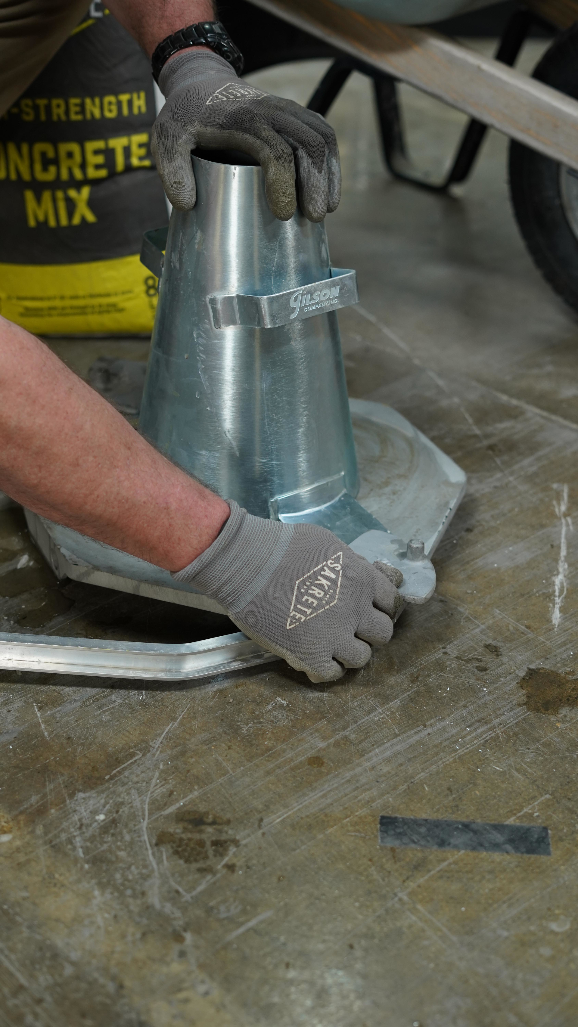 How to Determine Concrete Slump - Testing Slump Step by Step | For ...