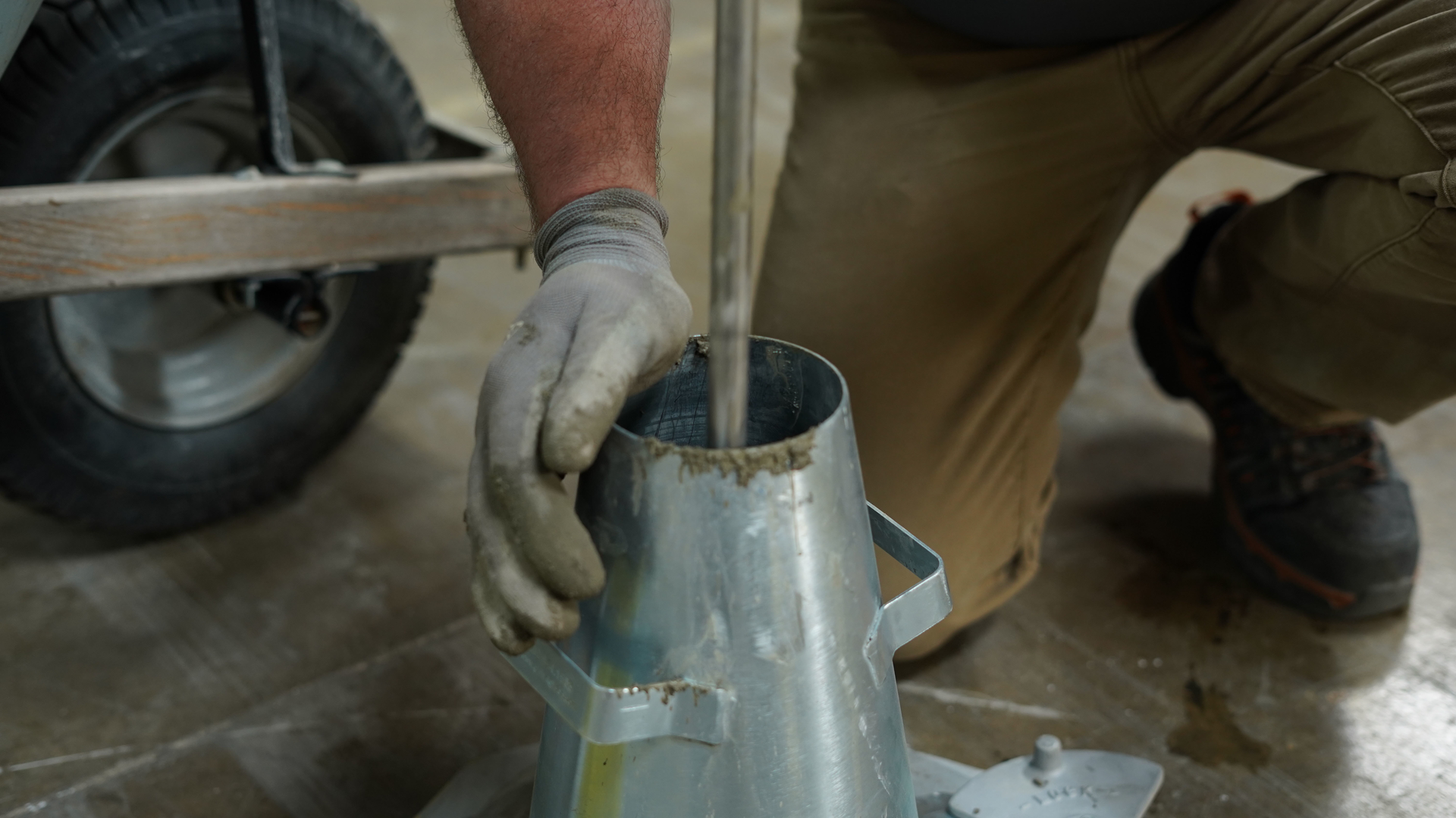 How to Determine Concrete Slump - Testing Slump Step by Step | For ...