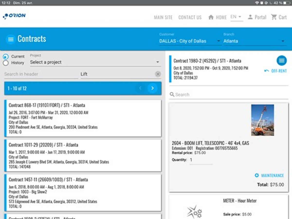 Orion Software Shopping Cart and Portal Mobile App From: Orion Software ...
