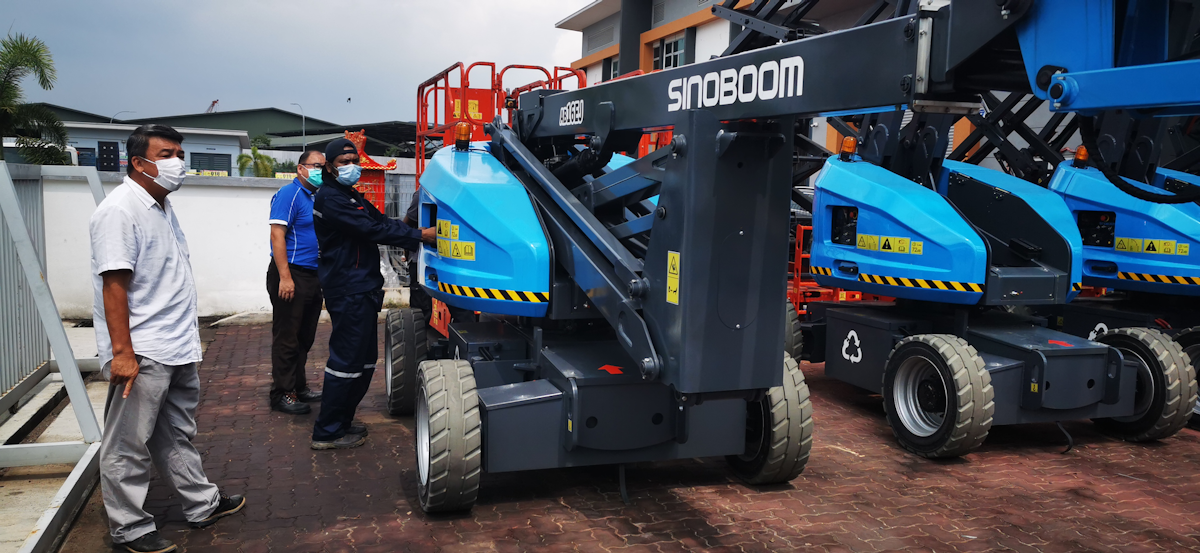 Sinoboom Electric Articulating Boom Lifts Launch in Southeast Asia ...