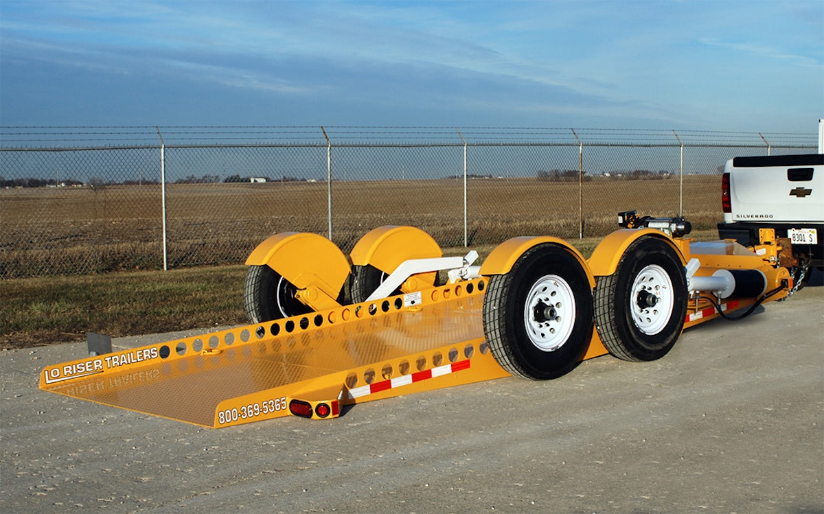 Lo-Riser Inclining Platform Trailer From: Four Degree Trailer Company ...