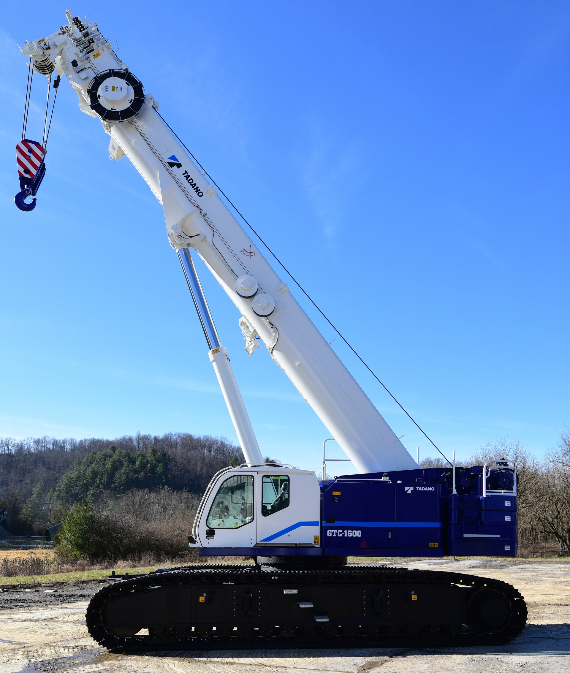 Tadano GTC-1600 Tele-Boom Crawler Crane From: Tadano America Corp ...