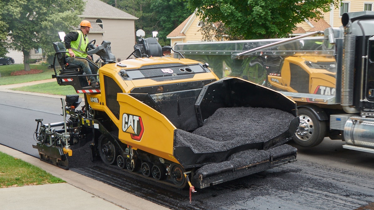 Cat AP455 Paver From: Caterpillar - Cat | For Construction Pros
