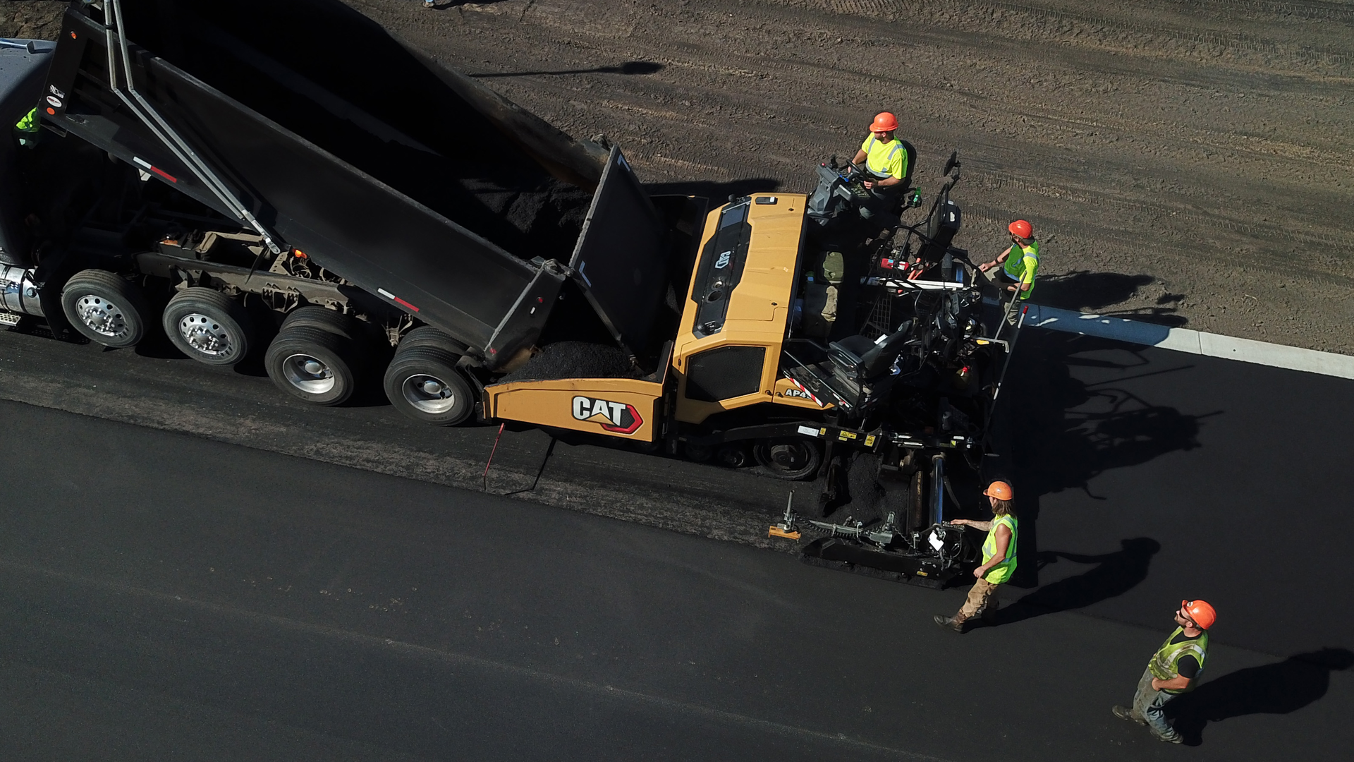 Cat AP455 Paver From: Caterpillar - Cat | For Construction Pros