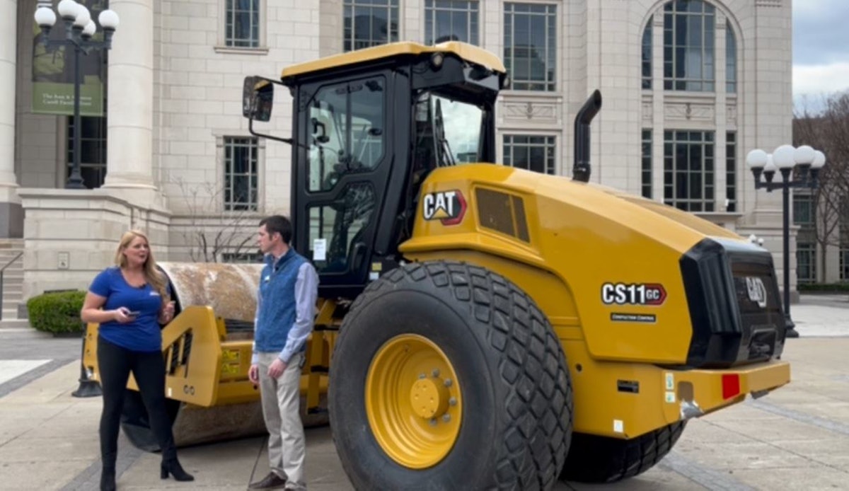 Simple & Powerful Operation on the New Cat GC Soil Rollers | For ...