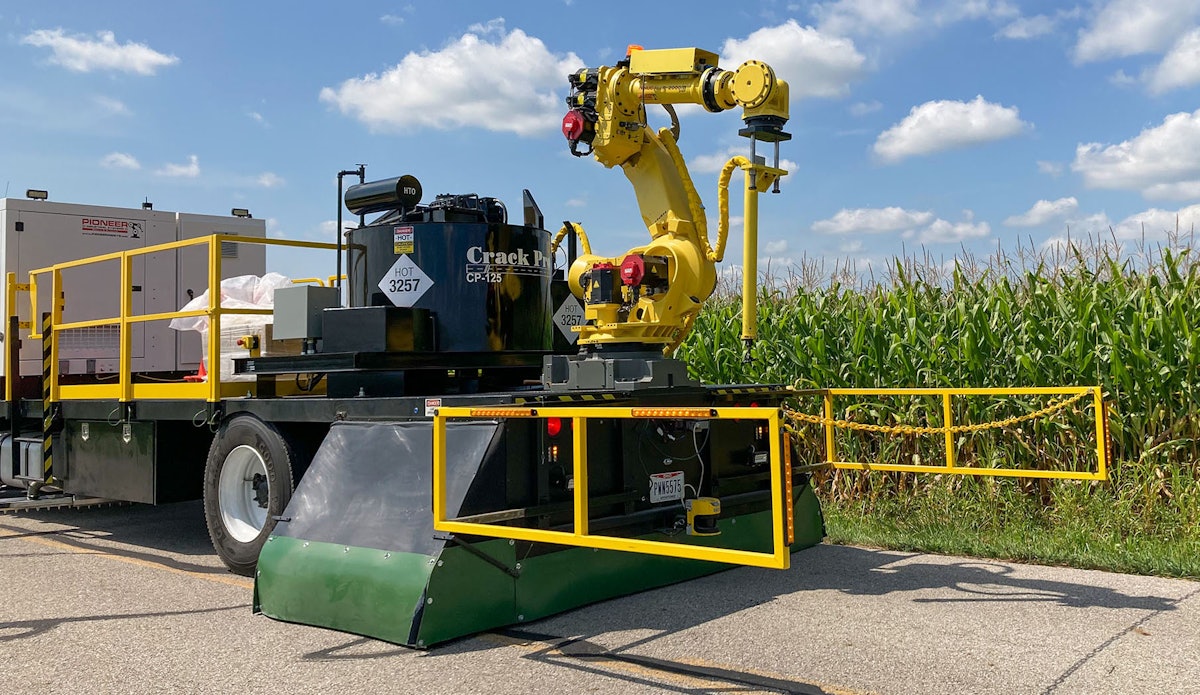 Robotic Maintenance Vehicle (RMV) Crack Sealer From: SealMaster | For ...