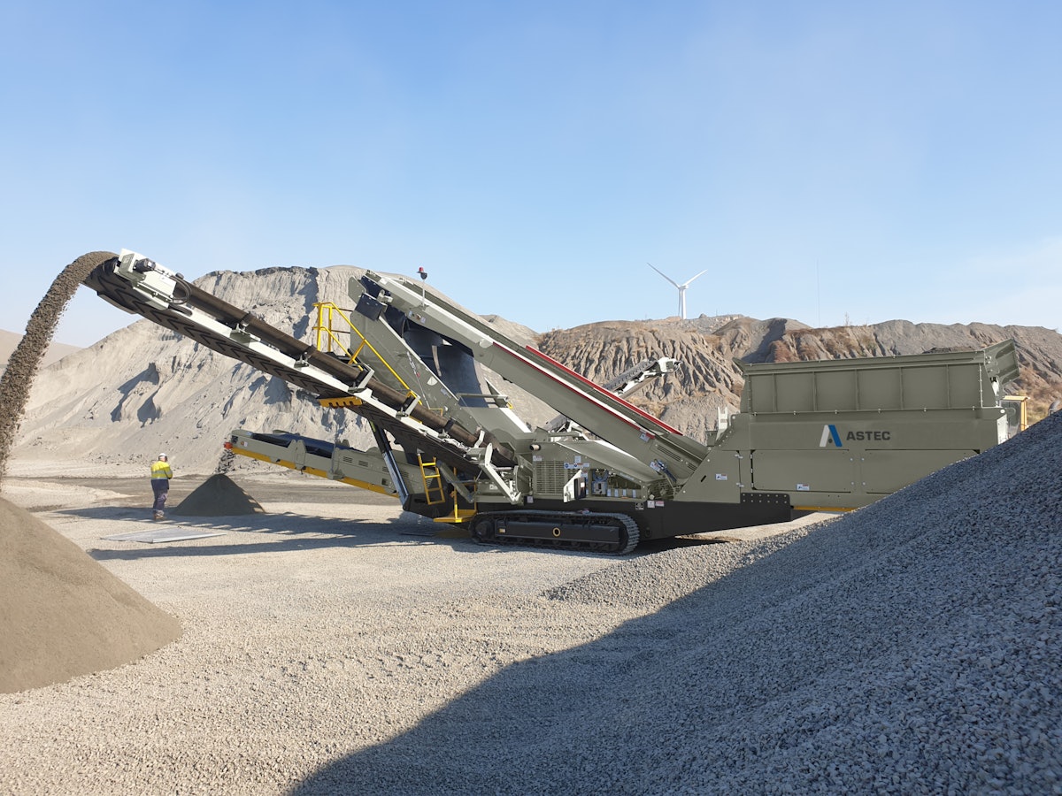 Astec Industries GT2612V Mobile High Frequency Screening Plant From ...