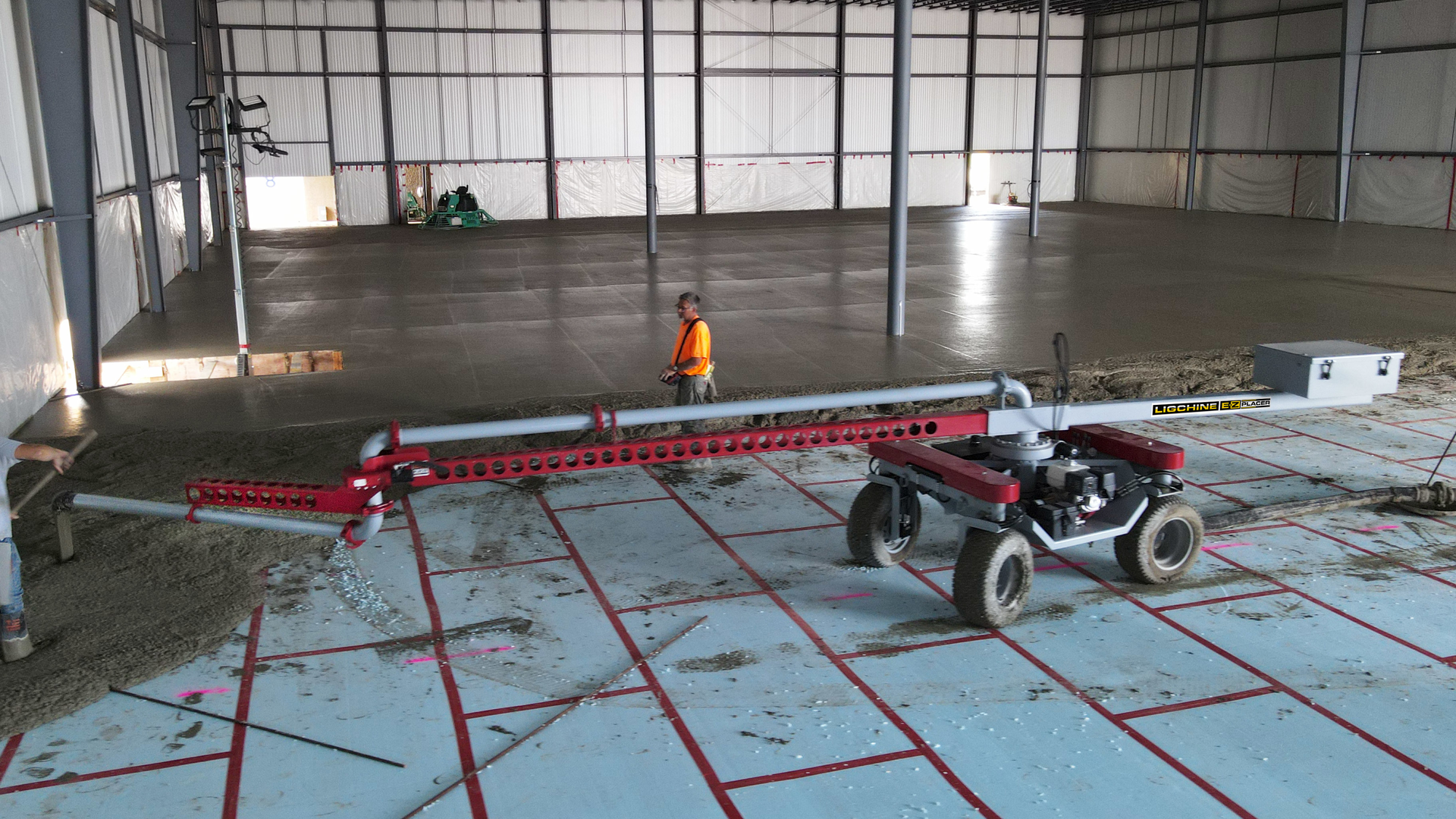 The E-Z Placer Concrete Line Pump Placer From: Ligchine | For ...