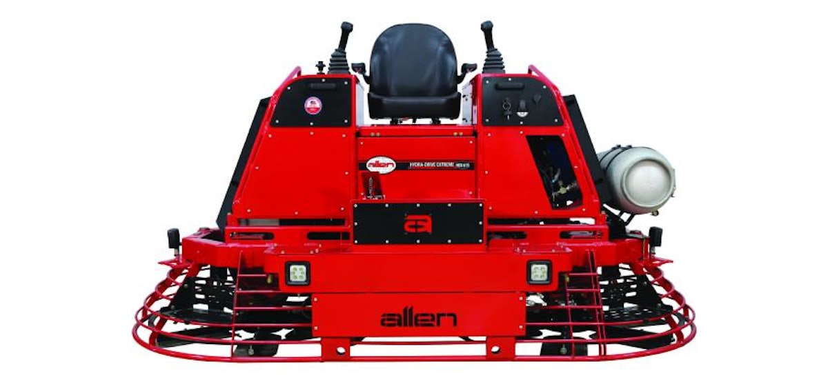 The HDX615 Propane-Powered Riding Concrete Trowel From: Allen ...