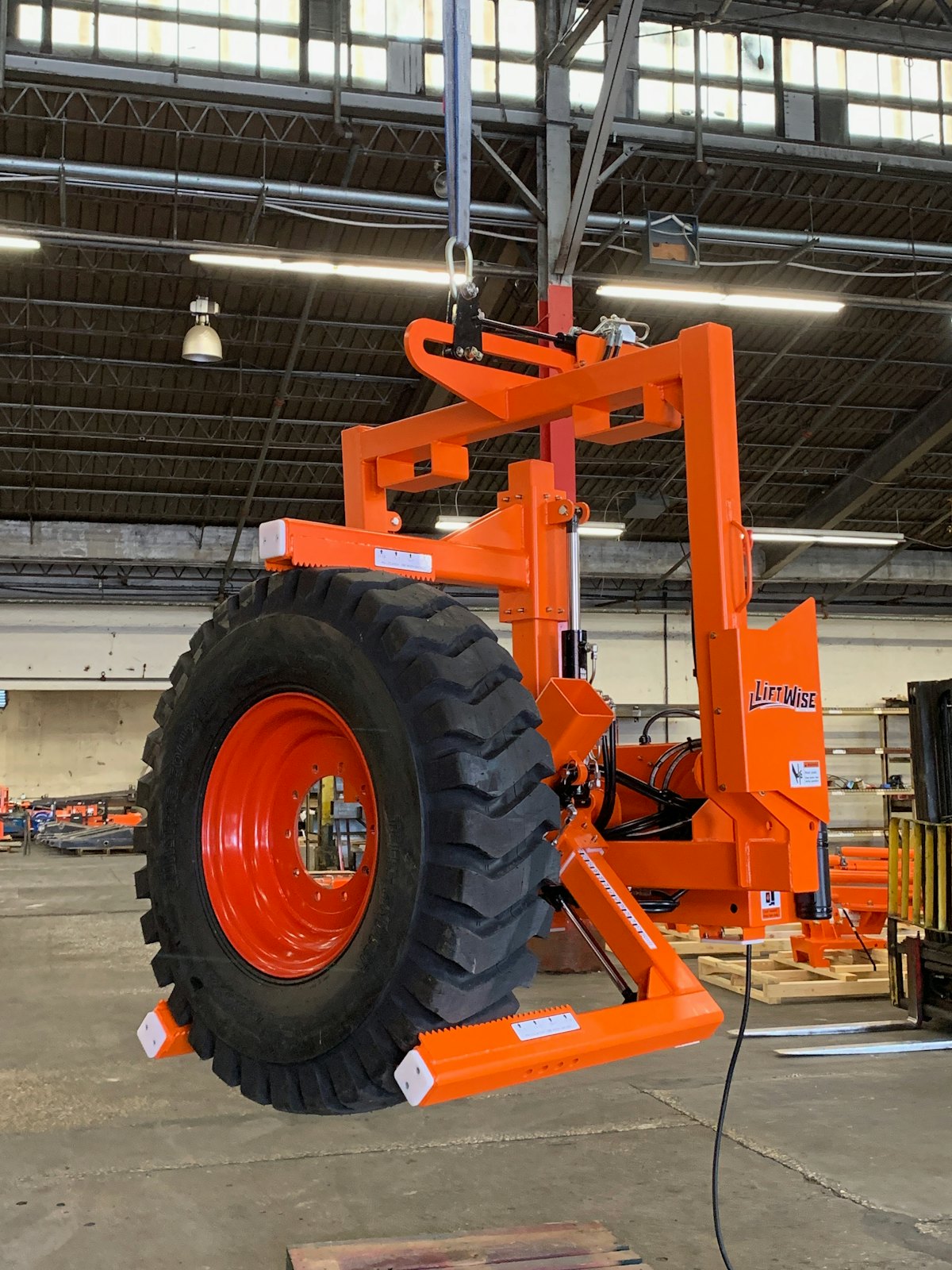 LiftWise Unveils Hanging Tire Handler From: Diversified Products | For ...