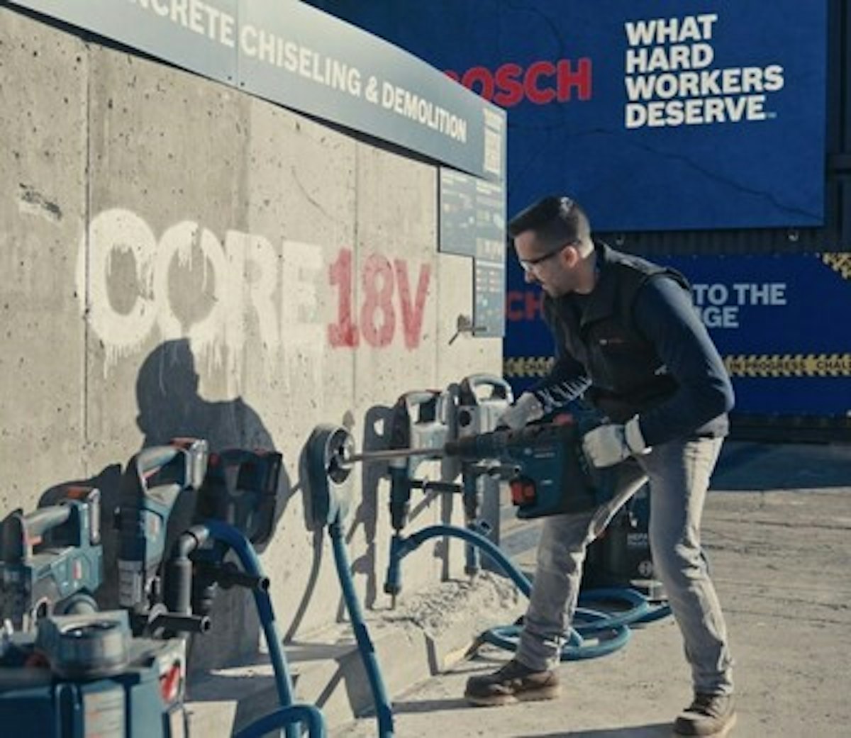 Bosch Showcases Cordless 1-5/8-in. Rotary Hammer for Concrete ...