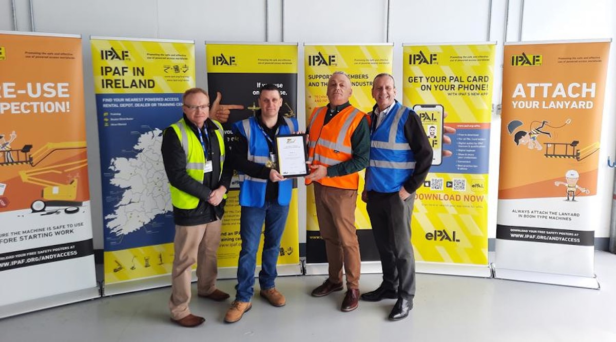 First Member Achieves IPAF Rental+ Certification in Ireland | For ...