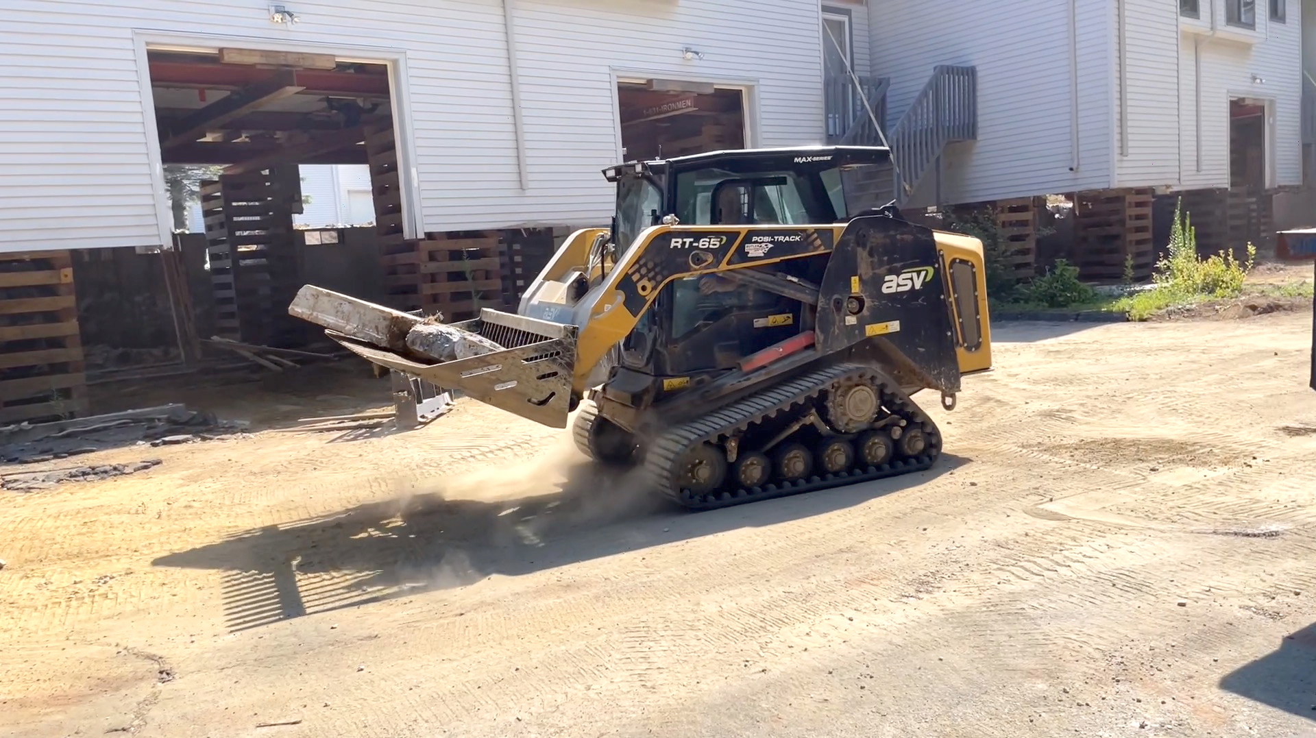 Concrete Foundation Demo Case Study - Yanmar Mini Excavator and ASV CTL ...