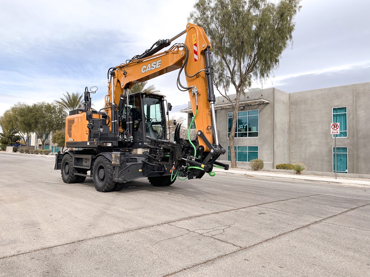 CASE Displays WX175E SR Wheeled Excavator at CONEXPO From: CASE ...