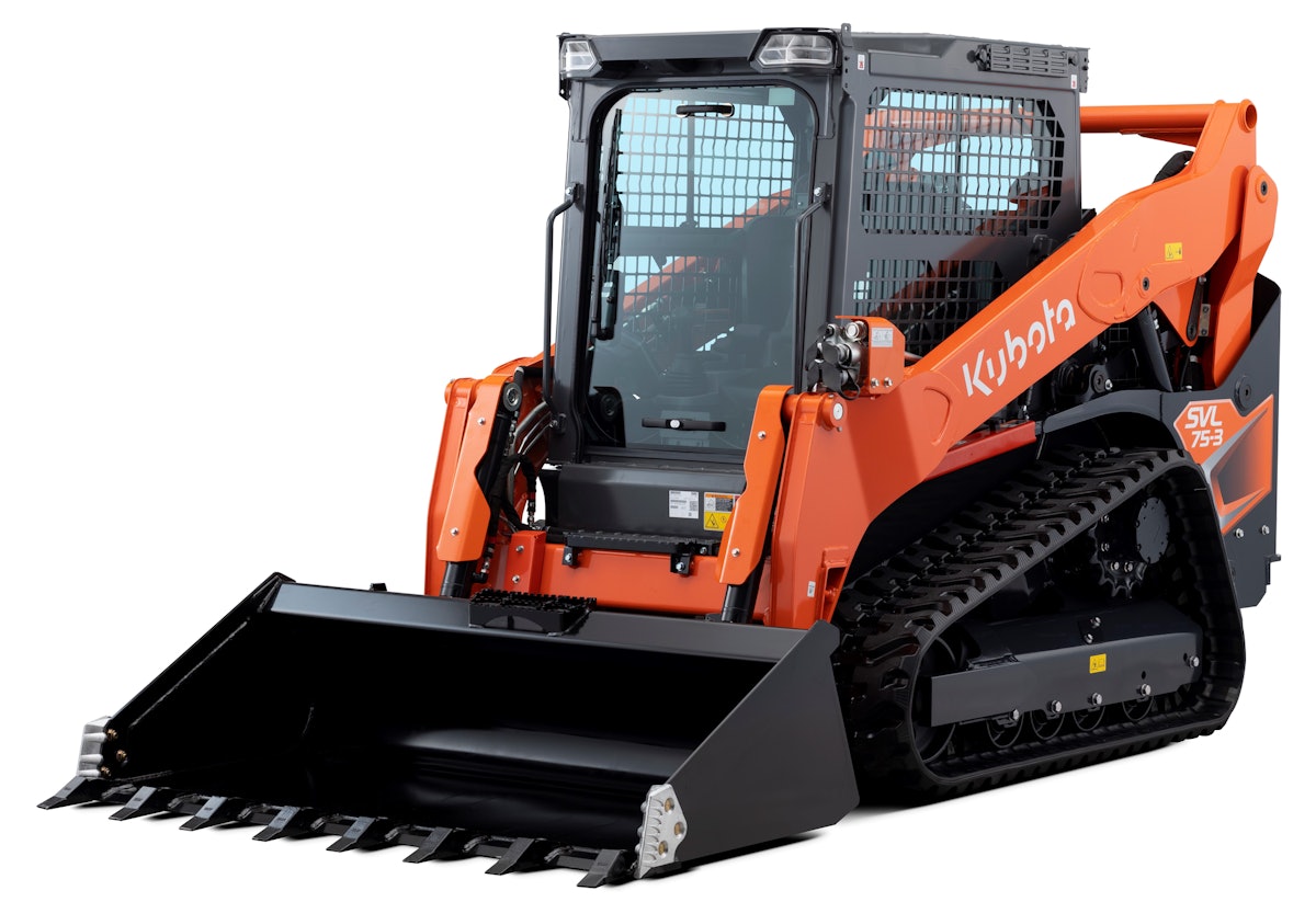 kubota skid steer coloring page