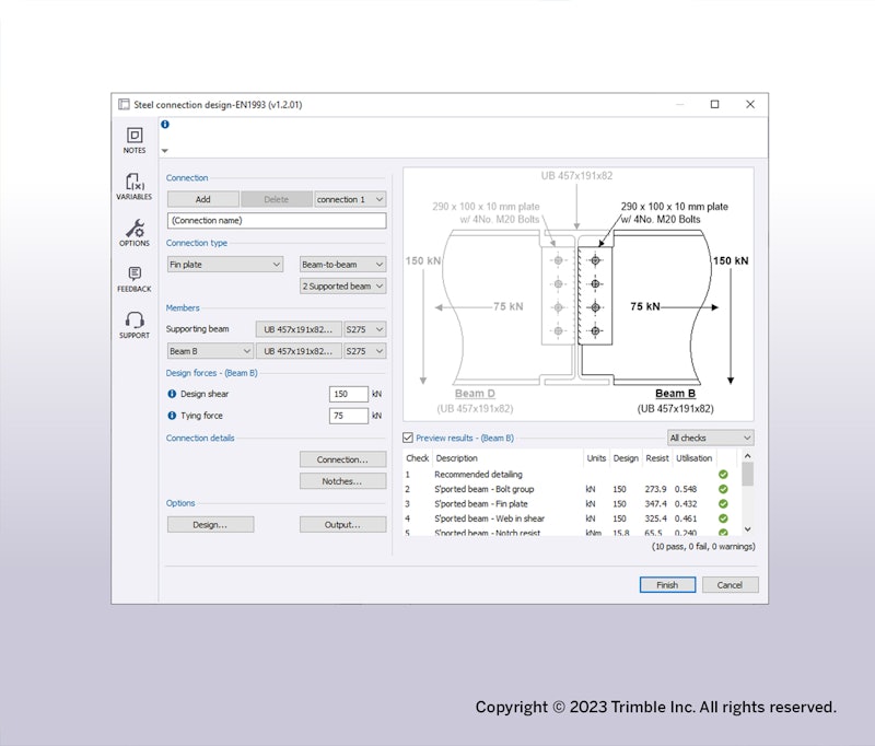 Tekla Tedds 2023 From Trimble Construction Trimble For