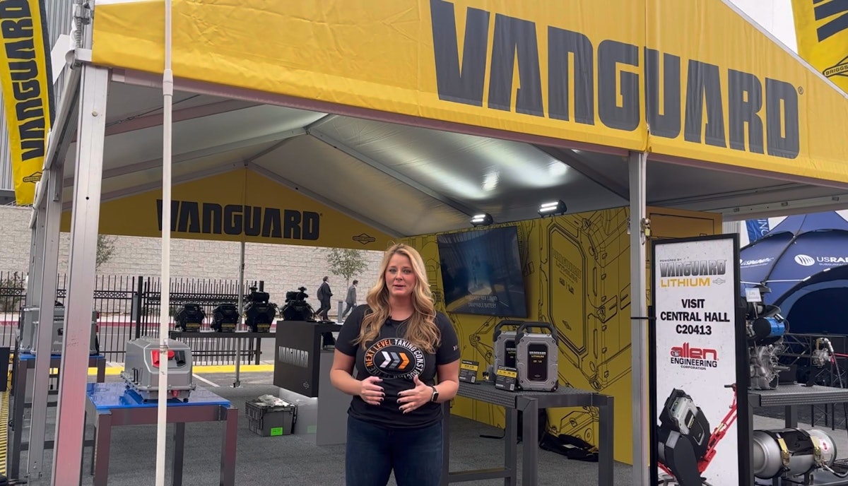Vanguard Displays Swappable Batteries, New Power Solutions at CONEXPO ...