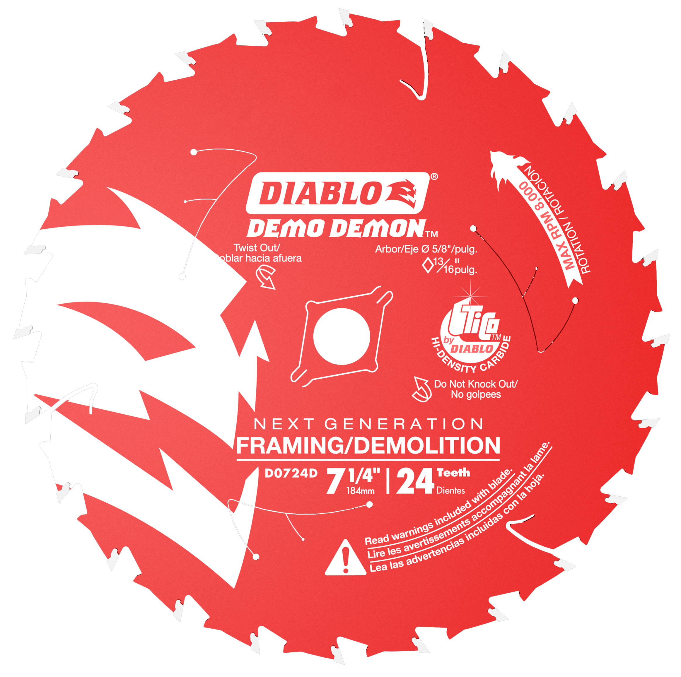 The Demo Demon Next Generation Ultimate Framing Demolition Saw Blade ...