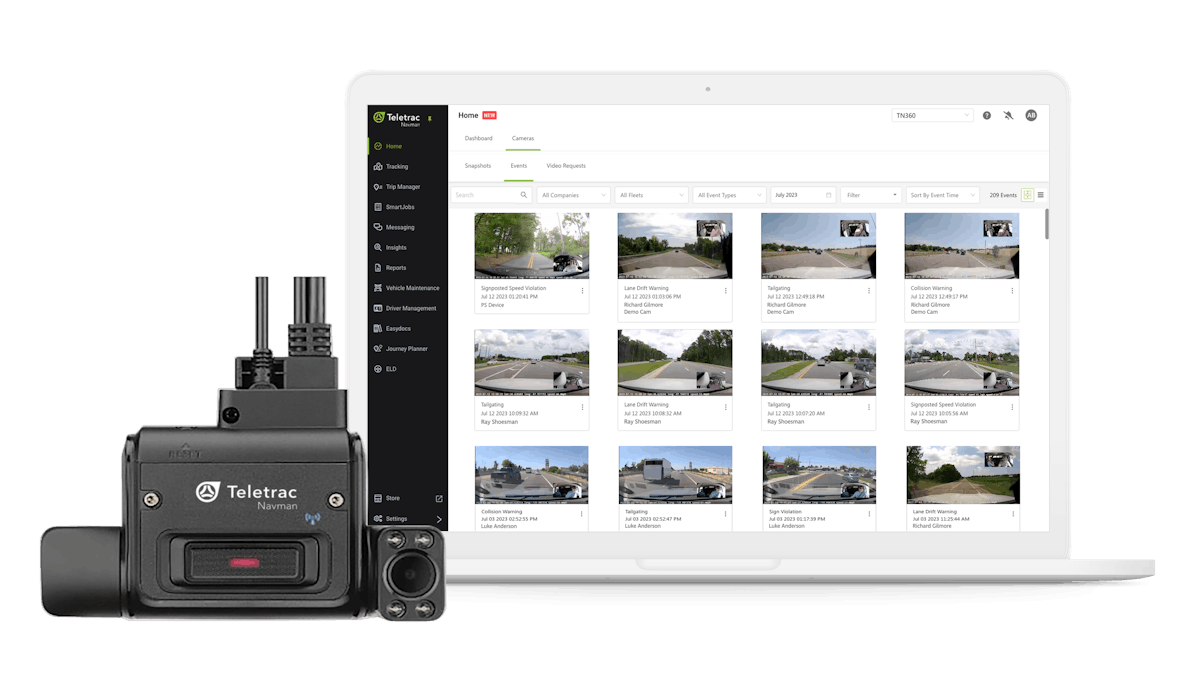 Teletrac Navman Unveils IQ Camera, Expands Video Telematics From ...