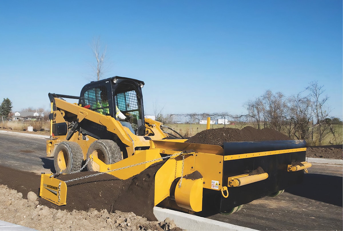 Road Widener Curb Backfiller for FH-R Attachment From: Road Widener LLC ...