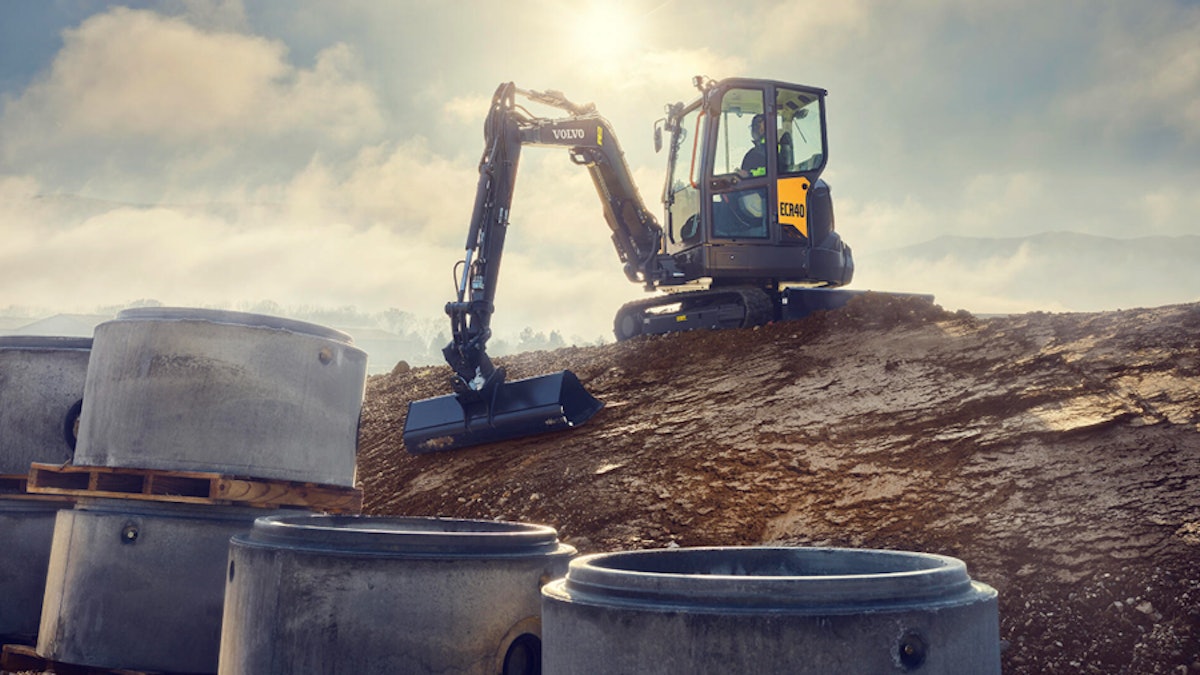 Volvo Introduces EC37 and ECR40 Compact Excavators From: Volvo Group ...