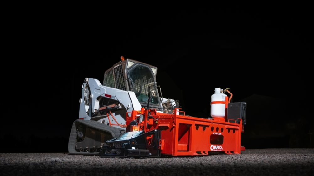 Crafco Releases EZ Patcher Skid Steer Attachment From: Crafco Inc ...