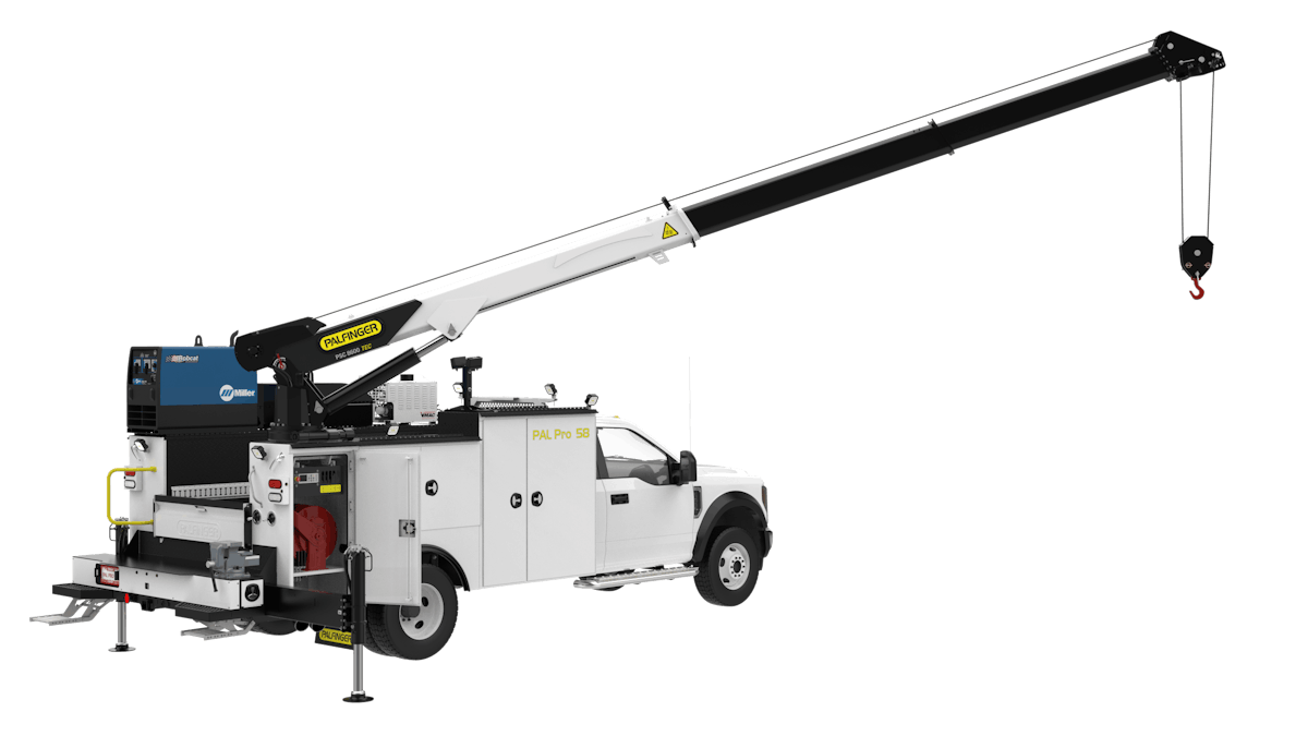 PALFINGER PAL Pro 58 Mechanics Truck and PSC 8600 TEC Service Crane From: Palfinger North ...