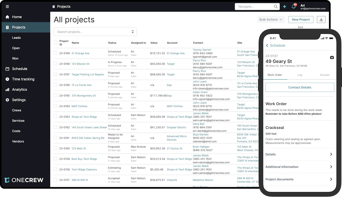 OneCrew Paving Platform From: OneCrew | For Construction Pros