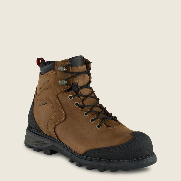 Burnside - Men's 6-inch Waterproof Safety Toe Boot From: Red Wing Shoe ...