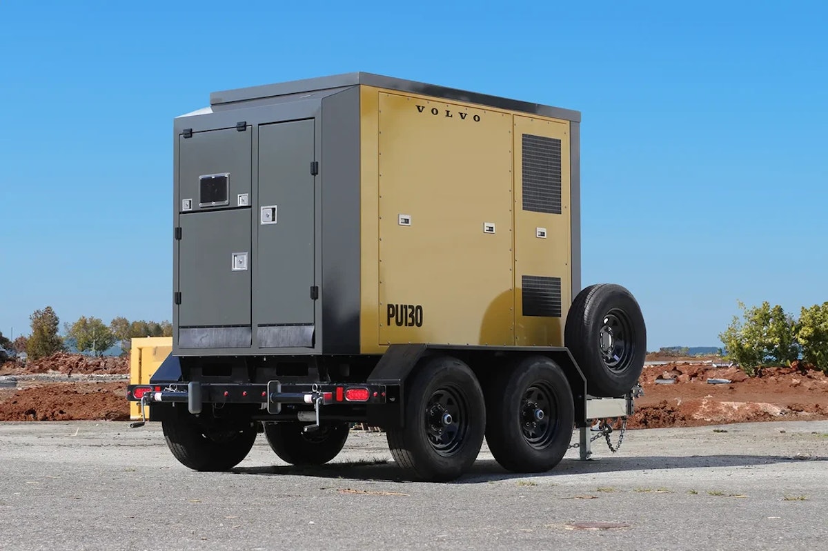 Volvo CE and Portable Electric Introduce PU130 Mobile Battery Storage ...