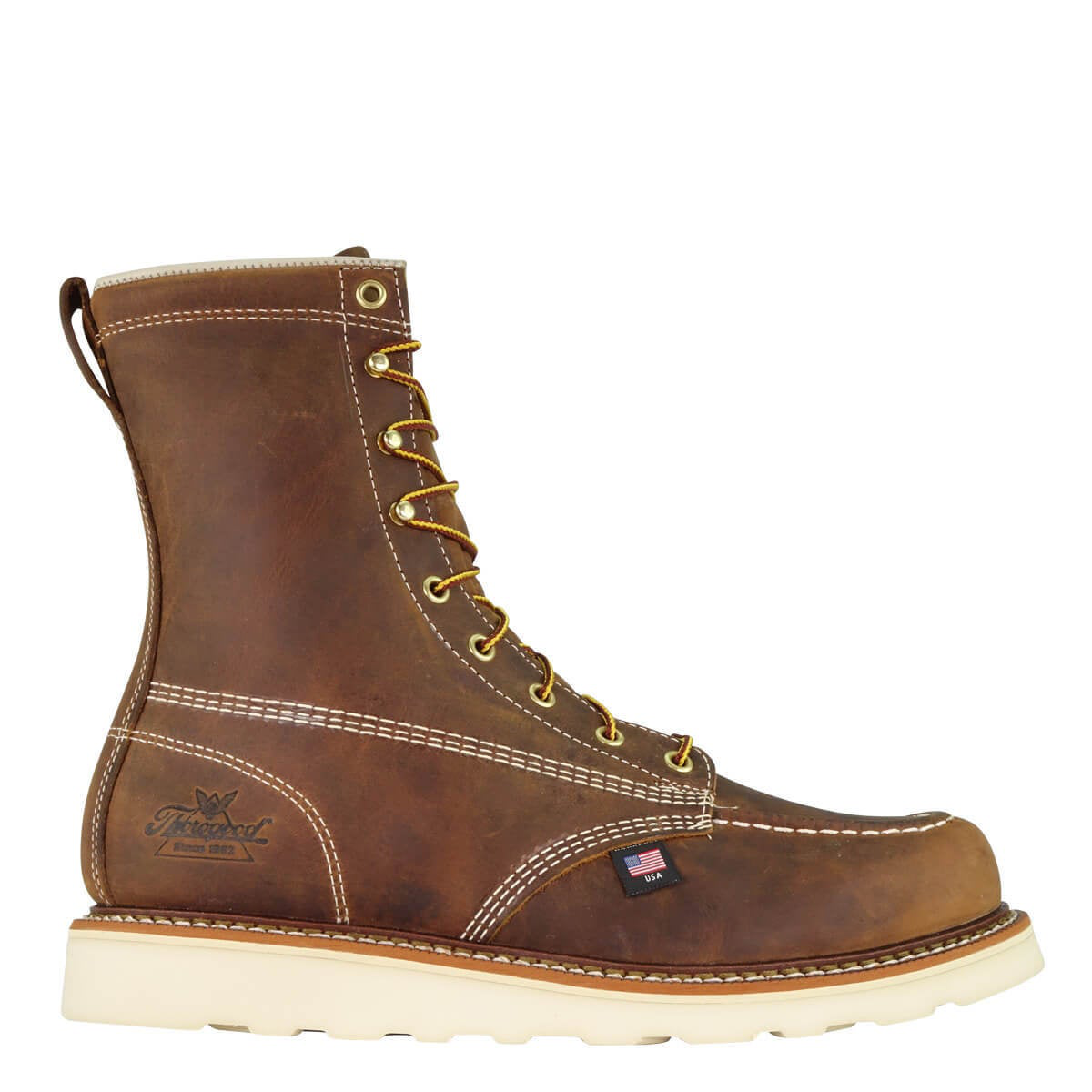 American Heritage – 8″ Trail Crazyhorse Safety Toe – Moc Toe MAXWear ...