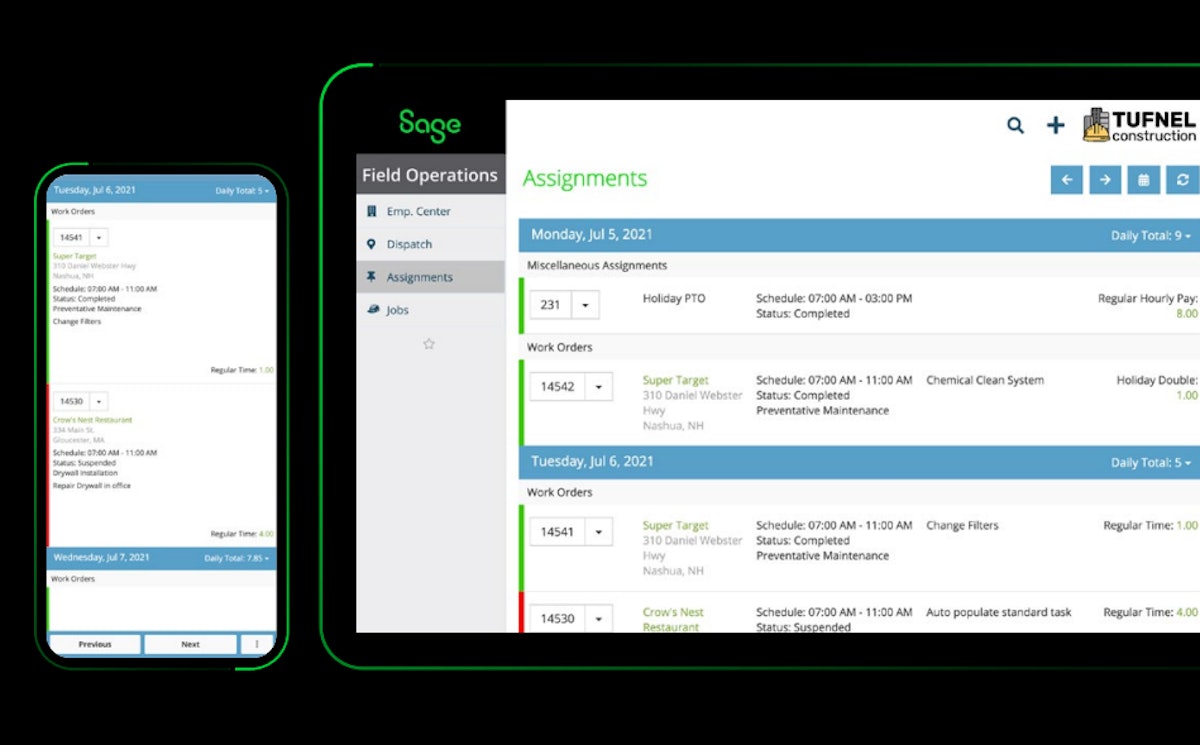 Sage Launches Native-cloud Construction Suite for Specialty Contractors ...
