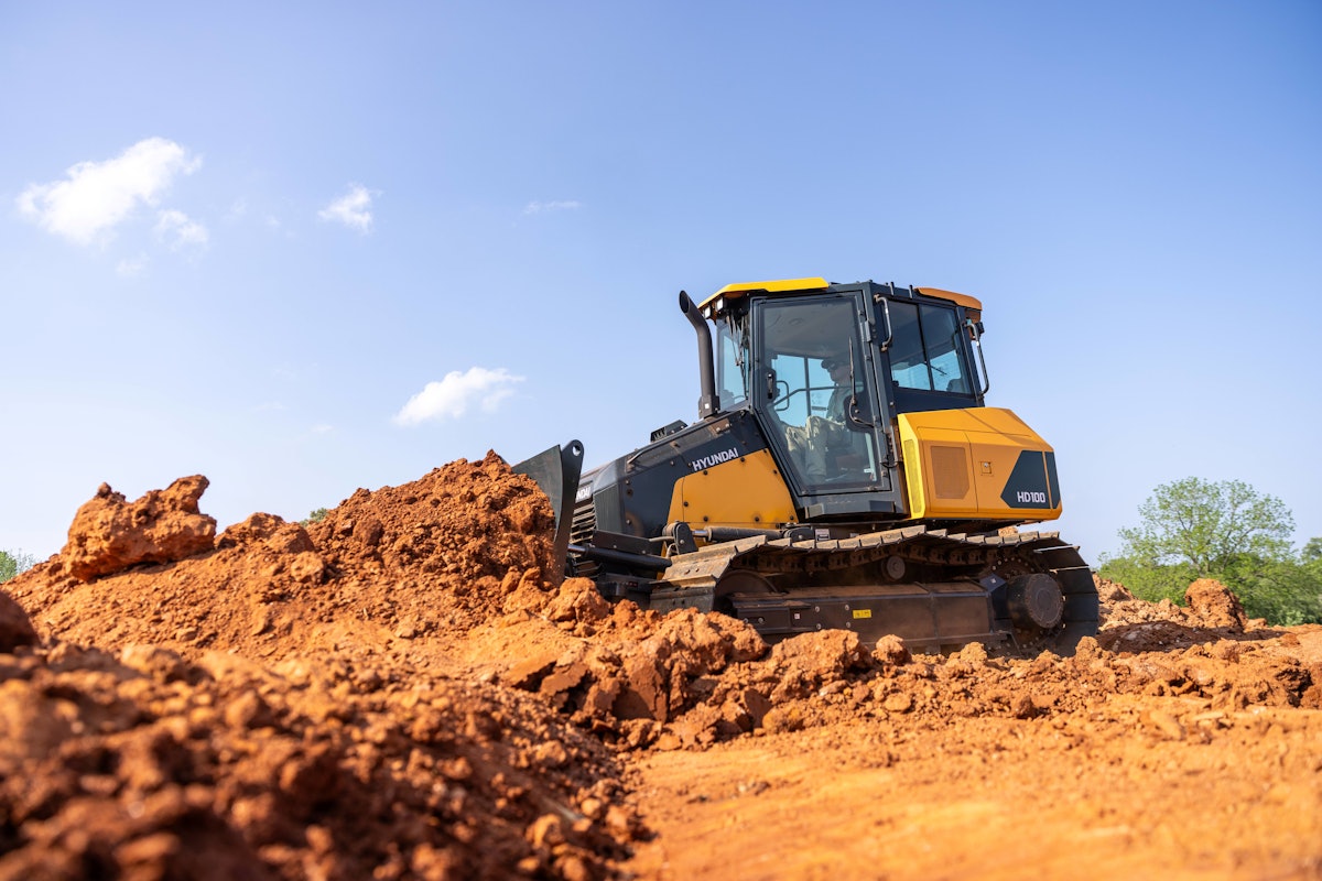 Hyundai Launches HD100 Tracked Dozer From: Hyundai Construction ...