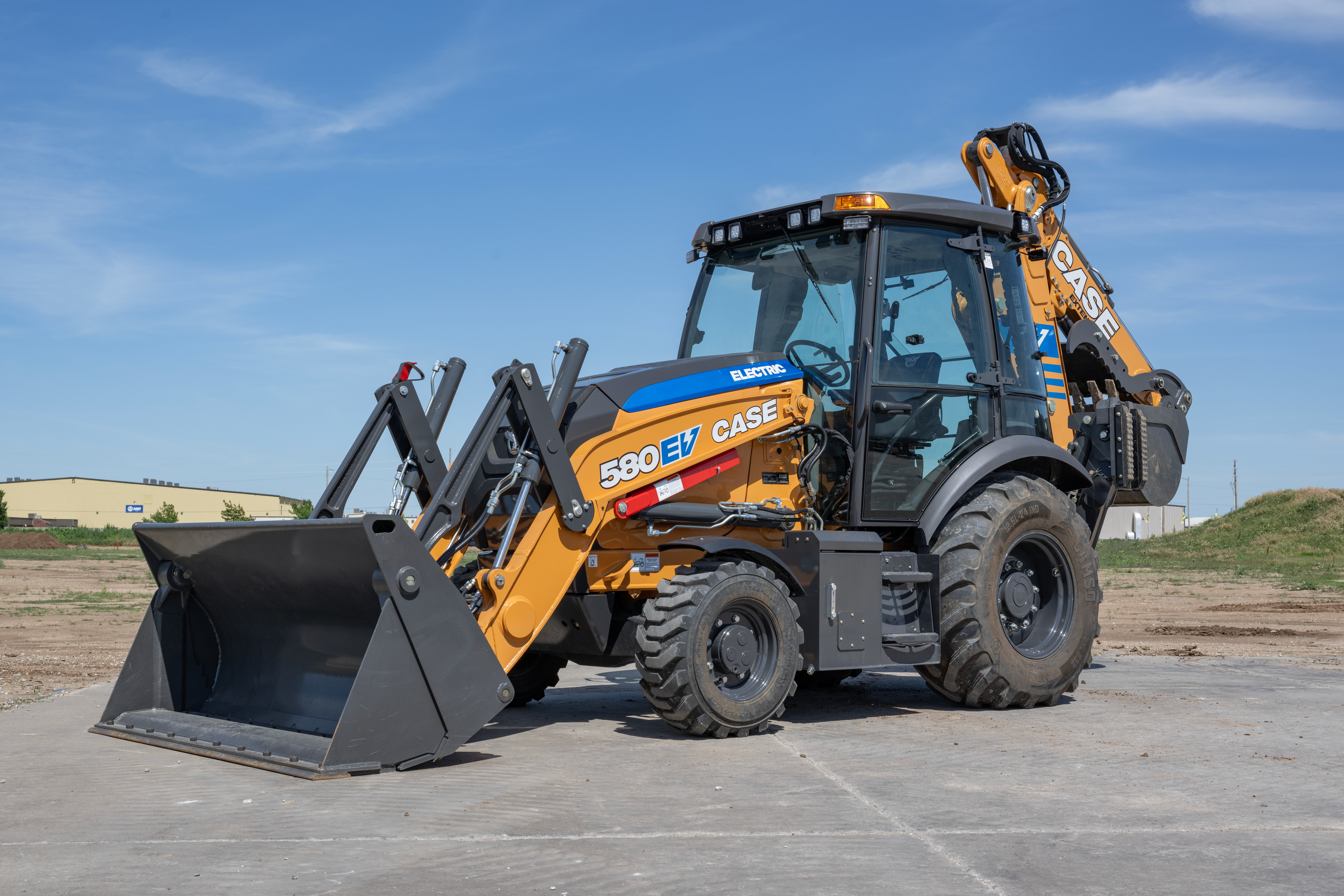 CASE Releases First Electric Backhoe Loader | For Construction Pros