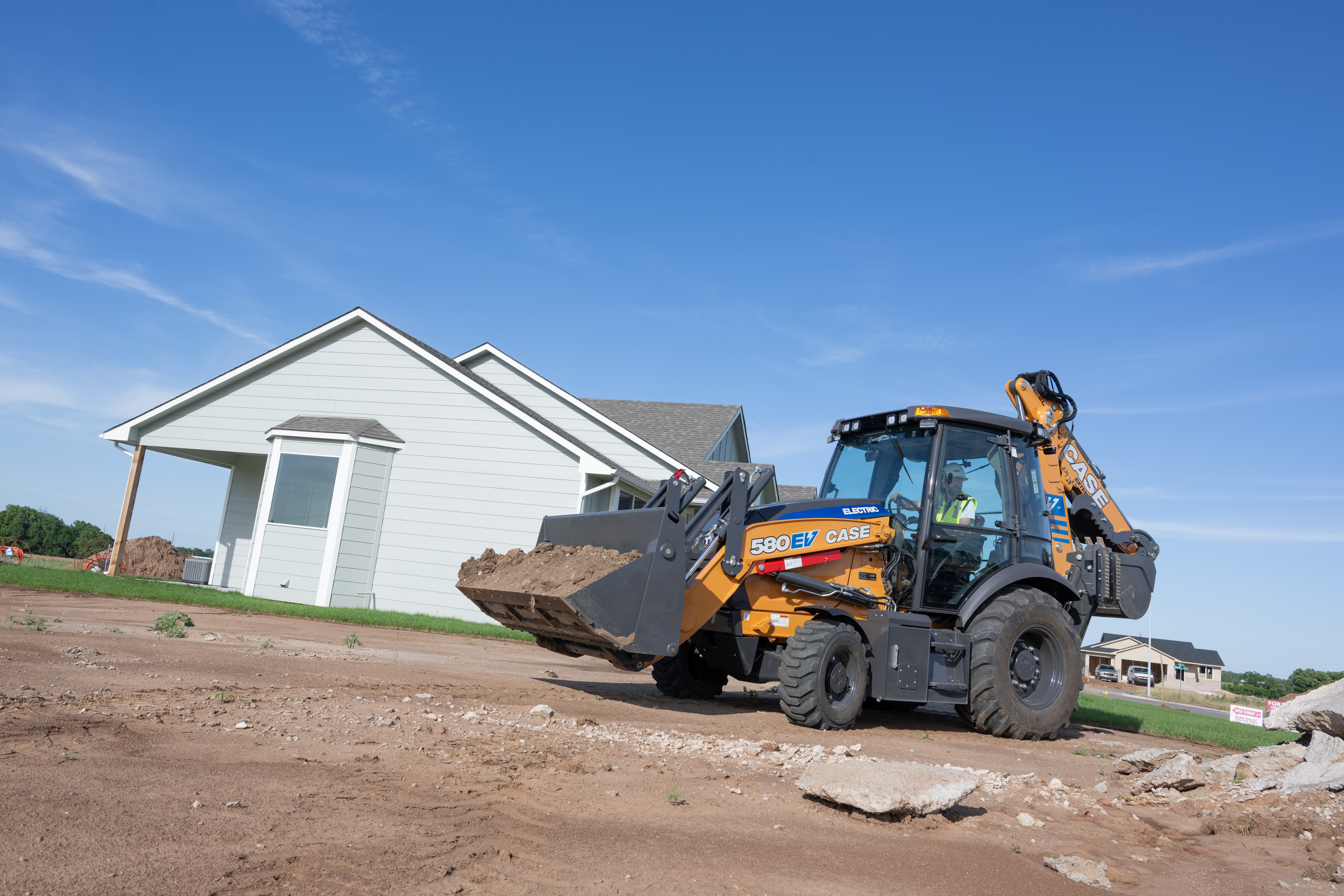 CASE Launches 580EV Electric Backhoe Loader From: CASE Construction ...