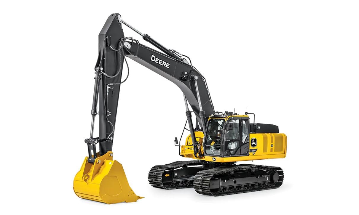 john deere excavator coloring pages