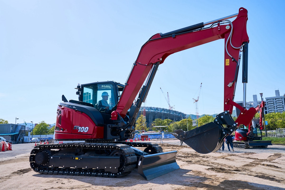 Yanmar Next-gen SV100-7 Mini Excavator From: Yanmar CE | For ...
