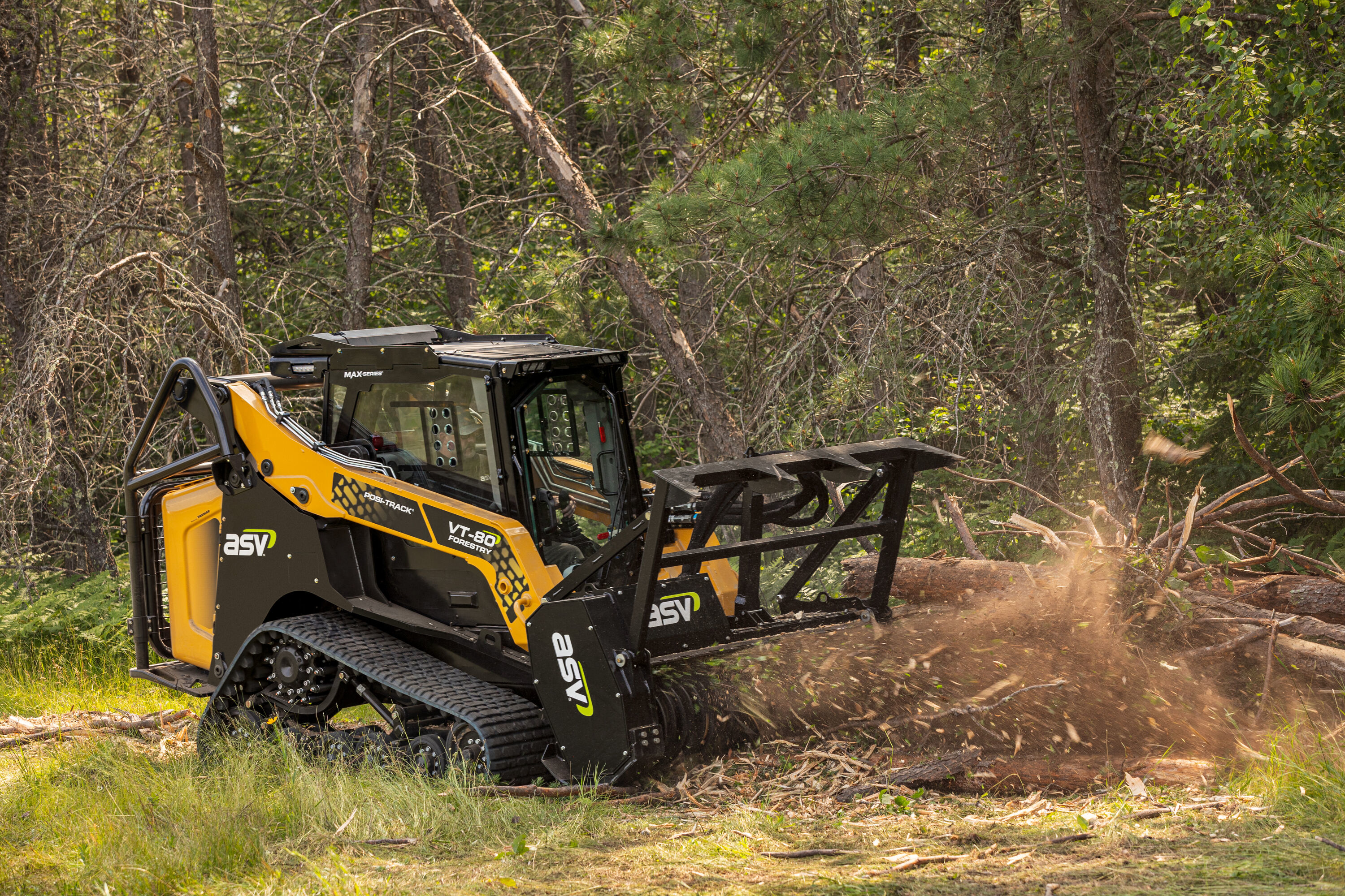 ASV Releases VT-80 and VT-80 Forestry Compact Track Loaders From: ASV ...