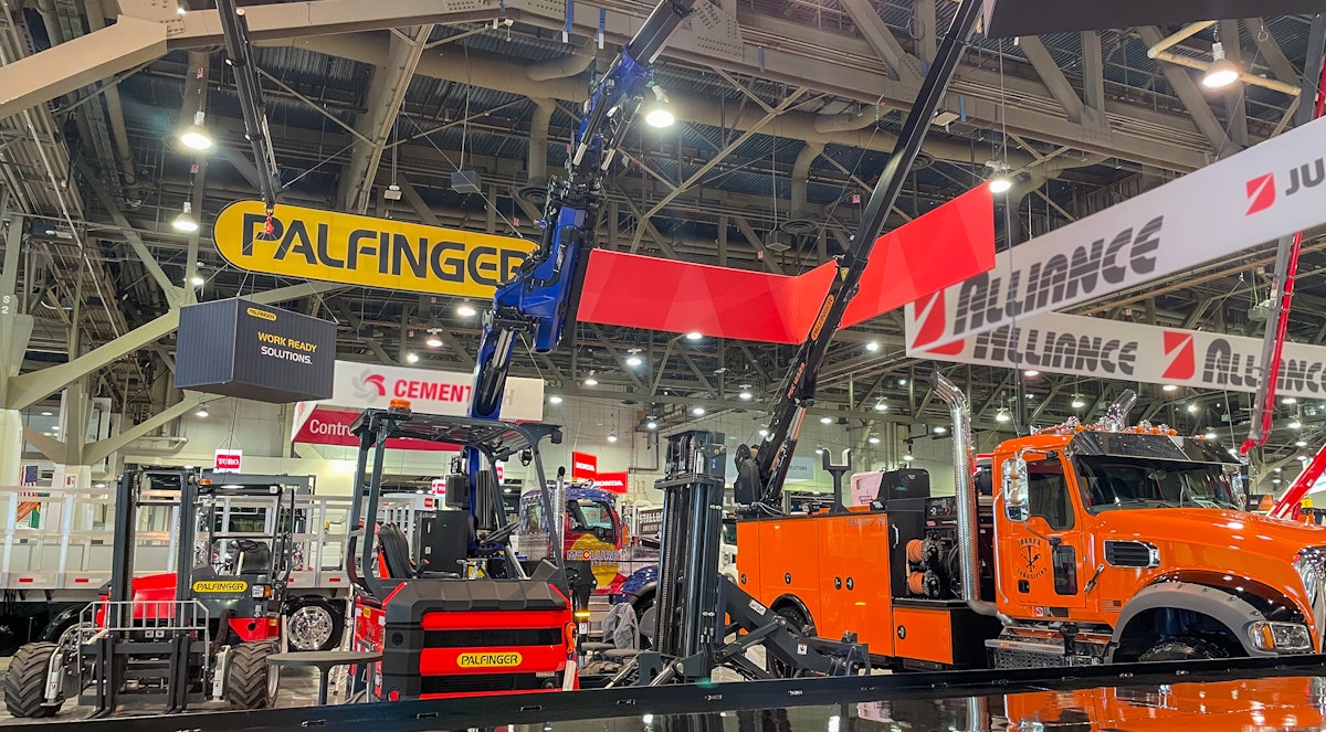 PALFINGER Showcases Forklift at World of Concrete From: Palfinger North ...