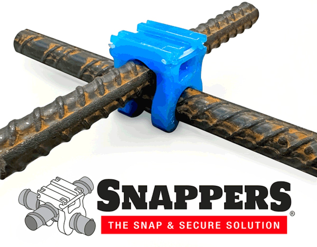 Snappers Rebar Fastening System From: Encore Hartco | For Construction Pros