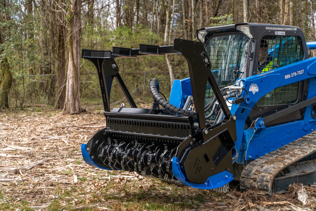Blue Diamond Launches Heavy Duty Drum Mulcher for Skid-Steers and ...